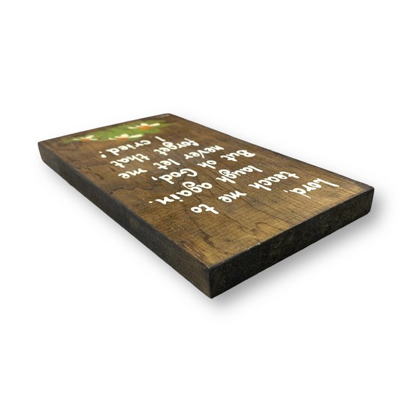 Handmade | Wall Decor | Vintage 7s Rustic Hand Painted Wood Prayer Wall ...